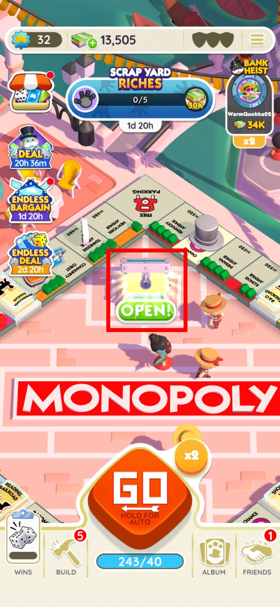 Monopoly Go: How to get free dice rolls