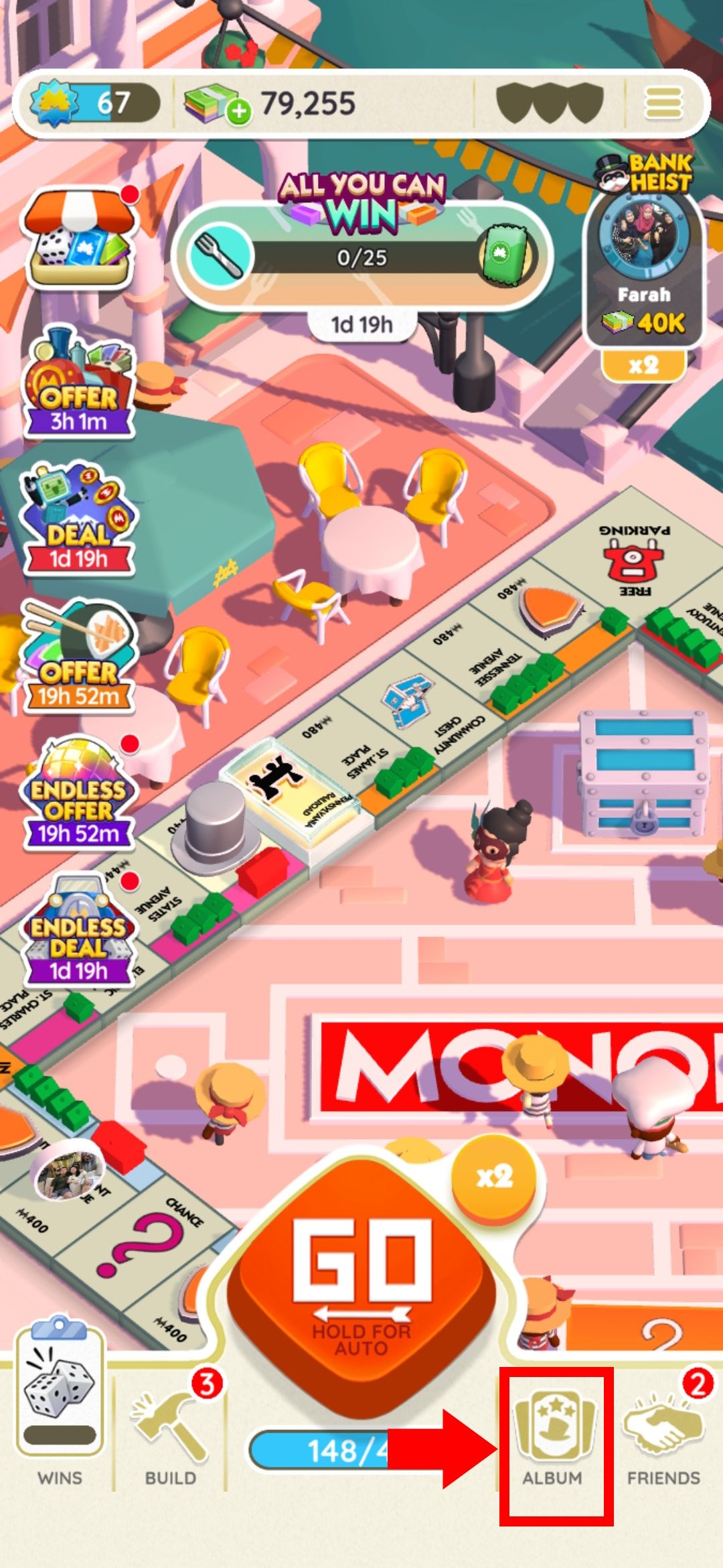 Monopoly Go: How to send stars to friends