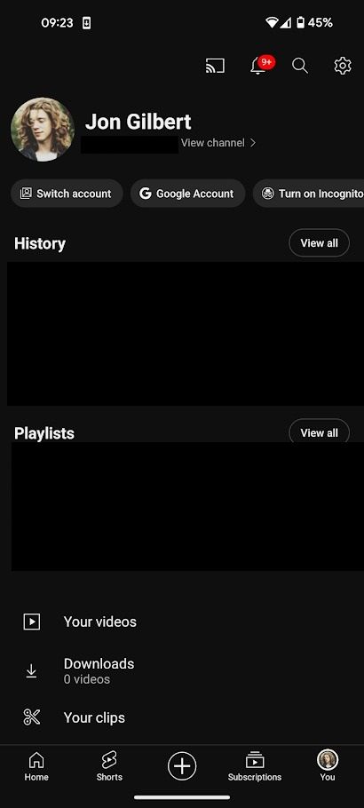 YouTube: How to see your comment history