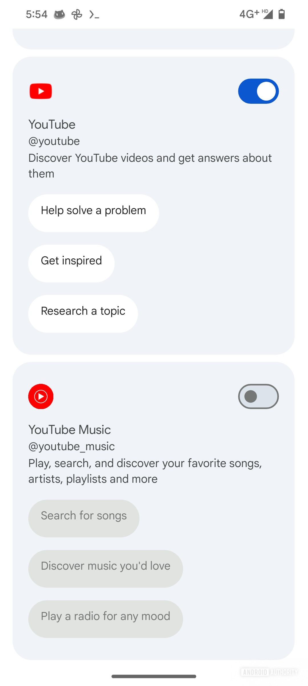 Google Gemini is working on a YouTube Music extension