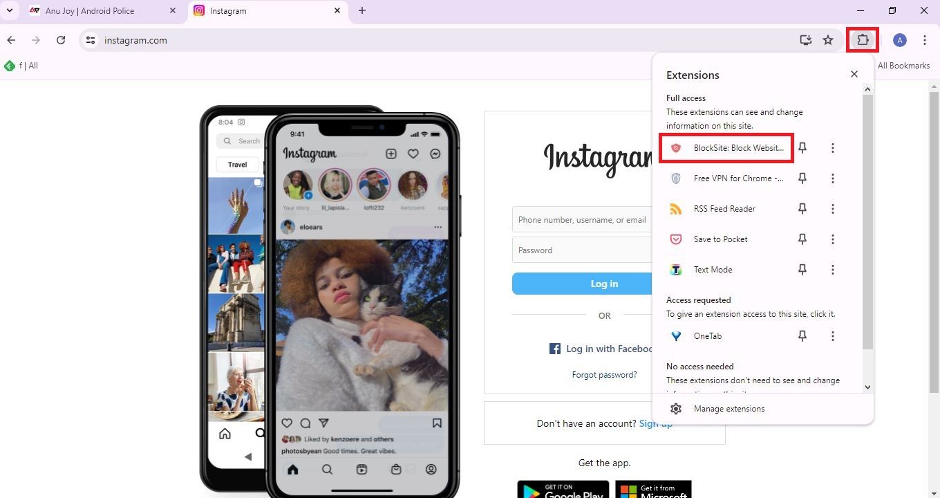 Google Chrome: How to block a website