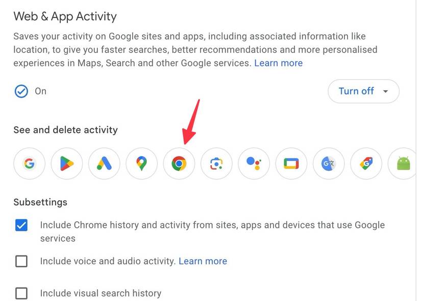 How to quickly delete your Google search history