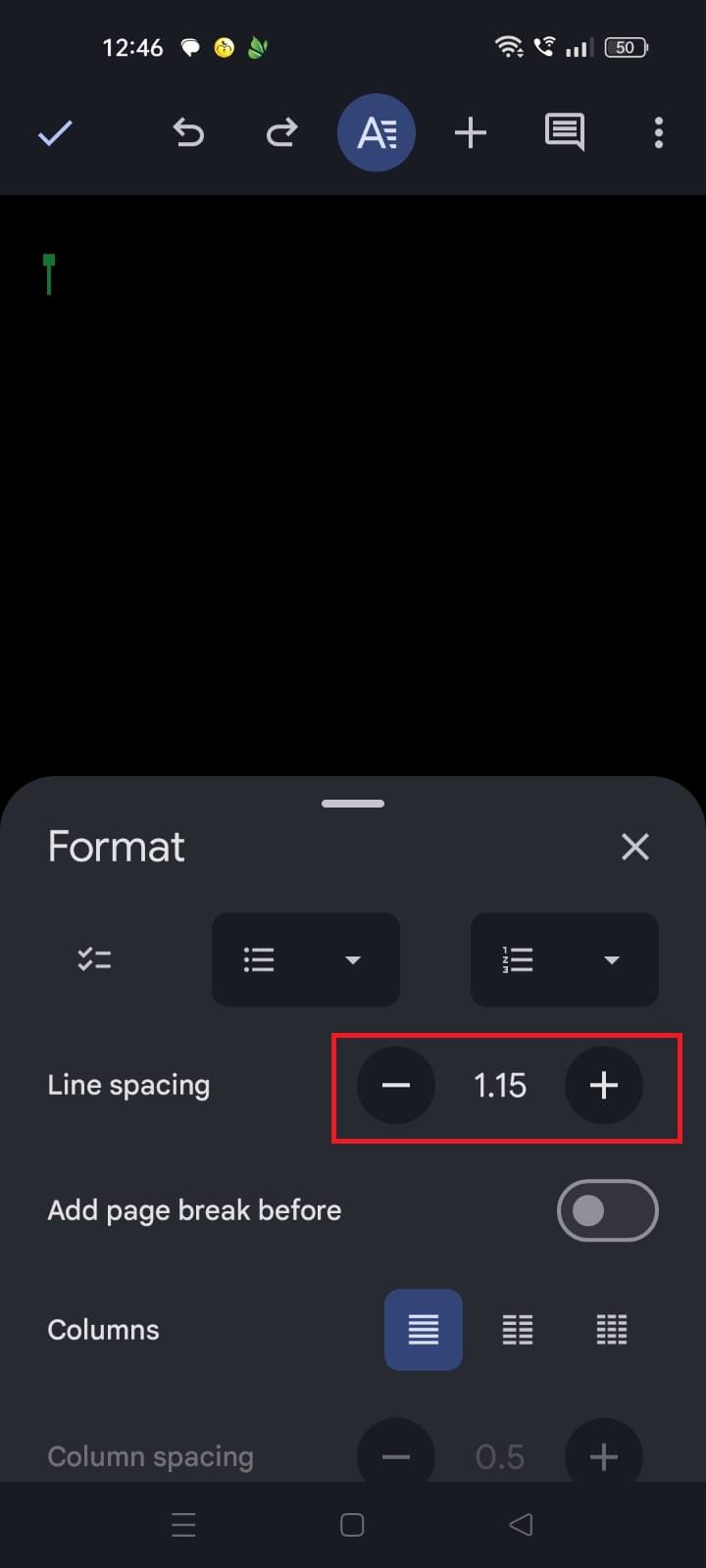 How to delete pages in Google Docs