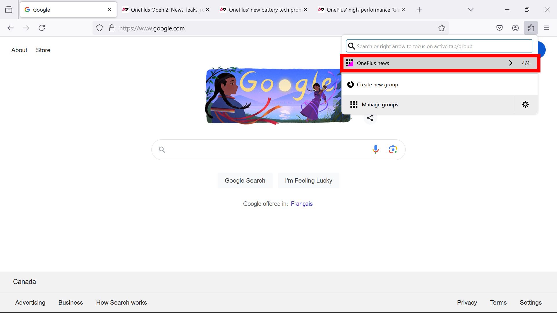 Mozilla Firefox: How to use and add group tabs in the web browser