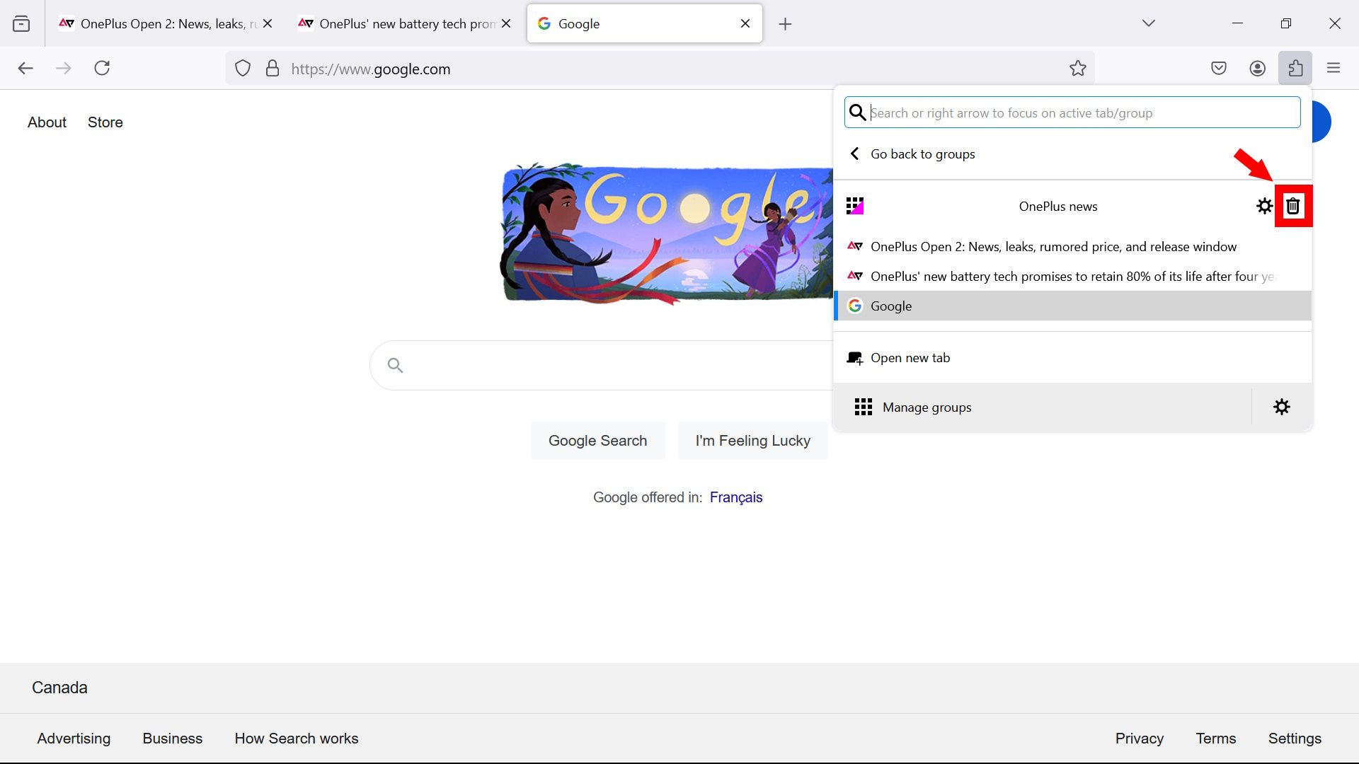 Mozilla Firefox: How to use and add group tabs in the web browser