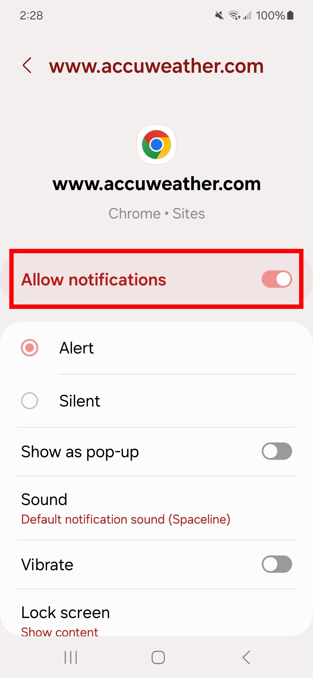Google Chrome: How to disable push notifications on your browser