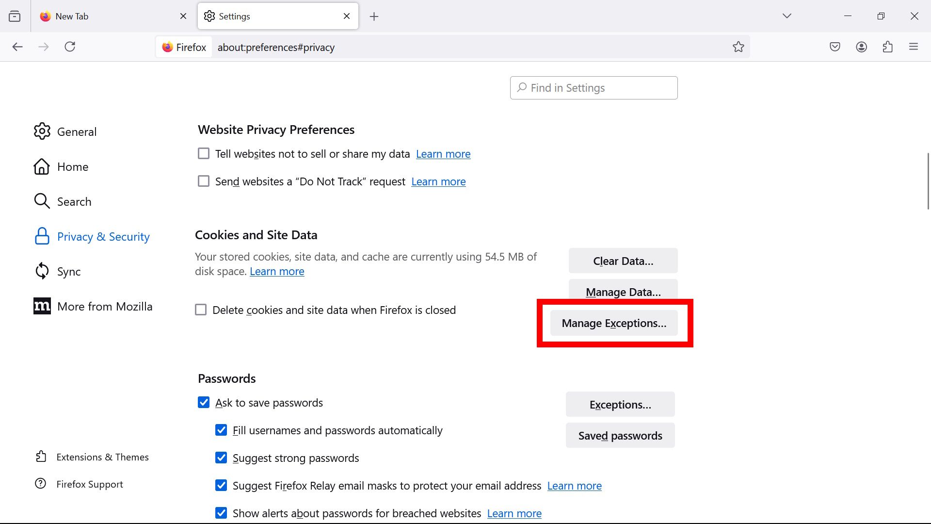 Mozilla Firefox: How to block a specific website