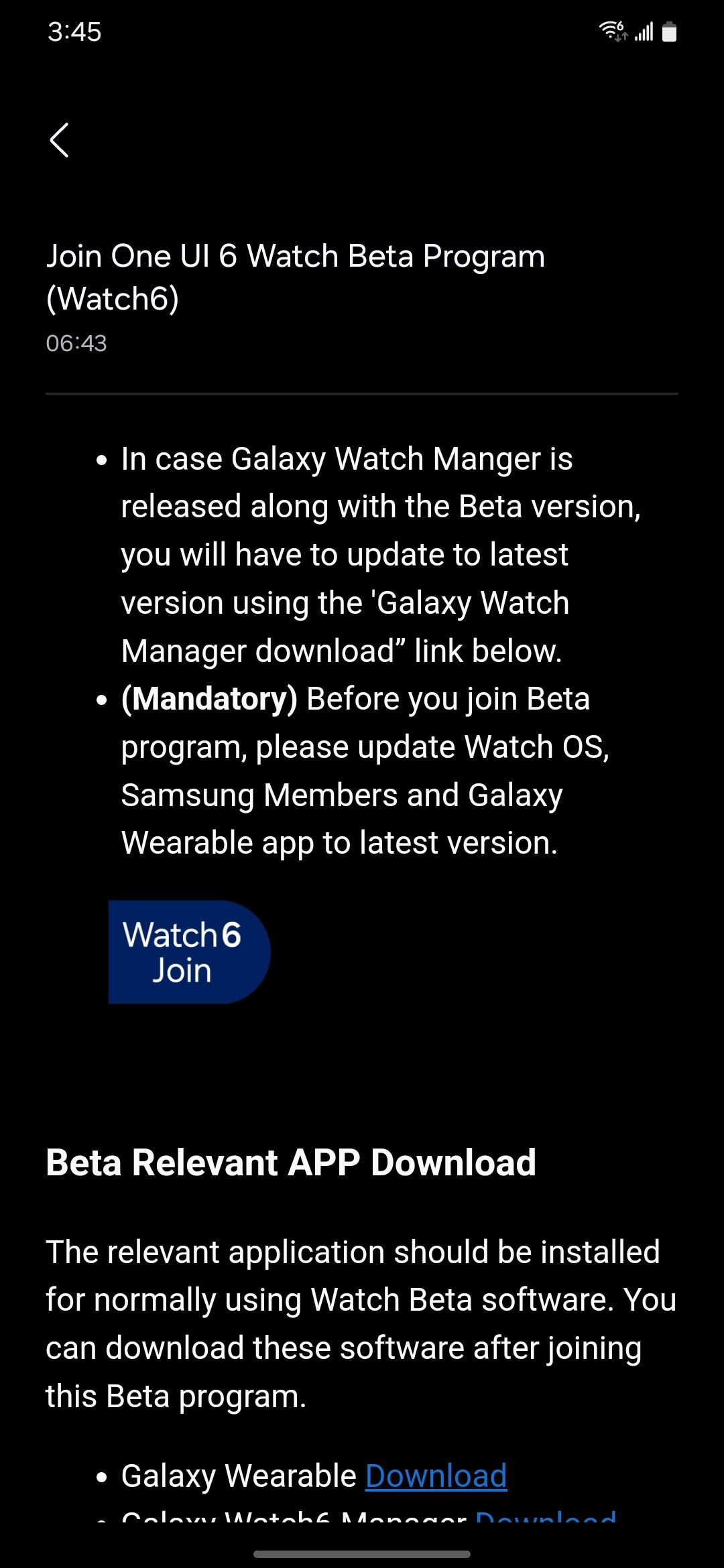 One UI Watch 6 beta with Galaxy AI features goes live in the US