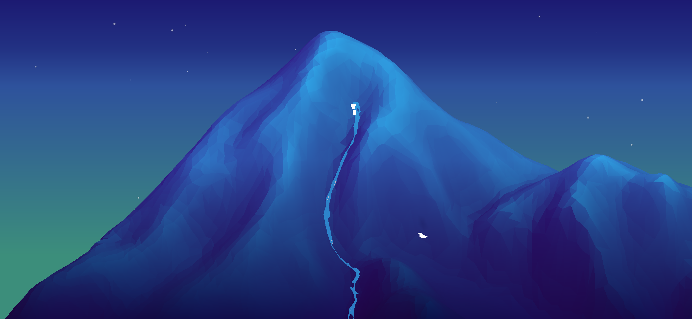 Help water fall down a mountain in this incredibly chill indie game