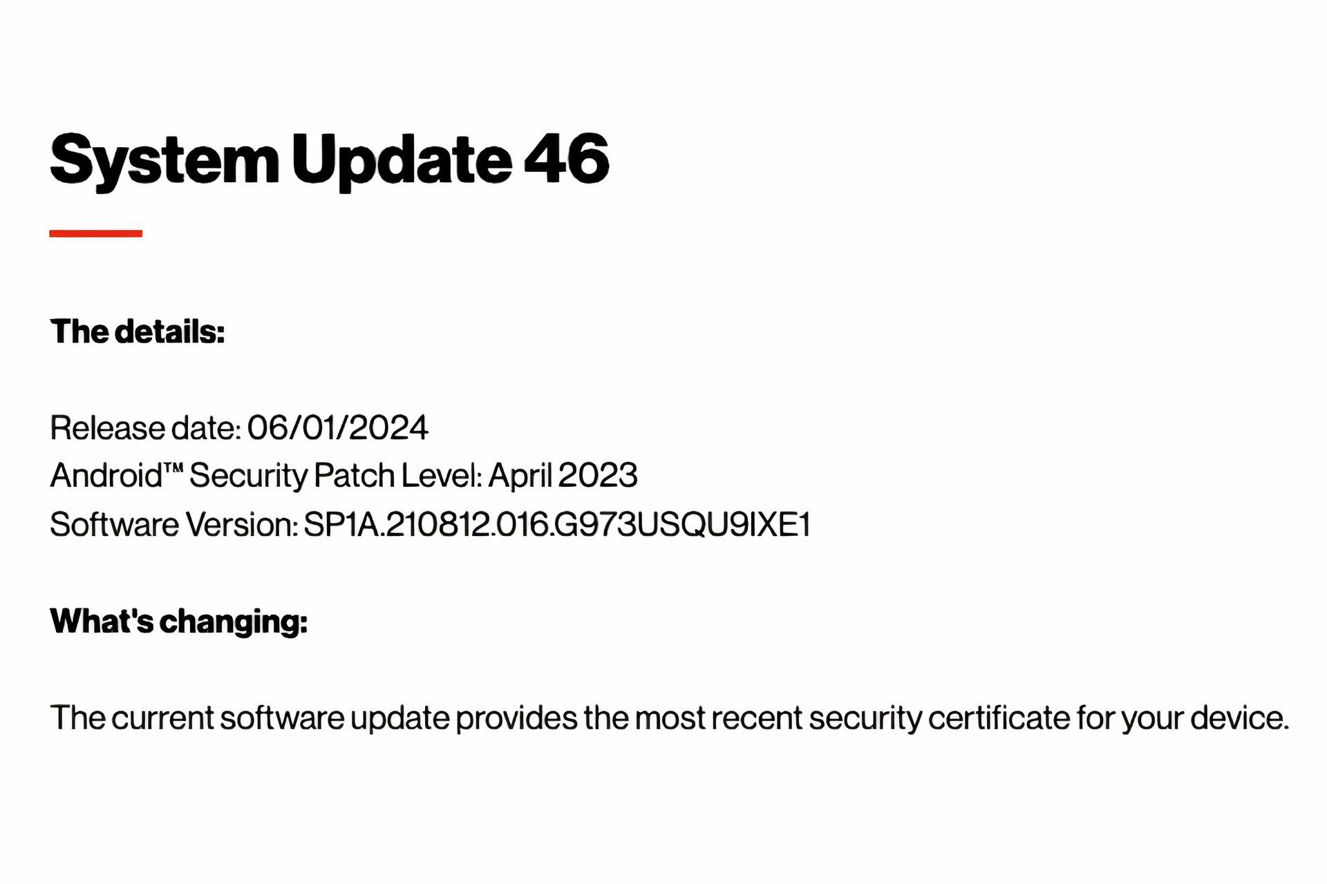 Samsung's 2019 flagship gets a year old security patch in the US
