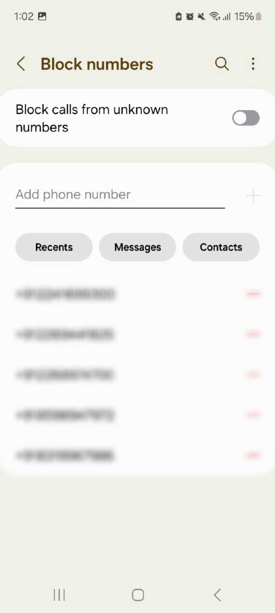 How to see blocked phone numbers on your Android phone