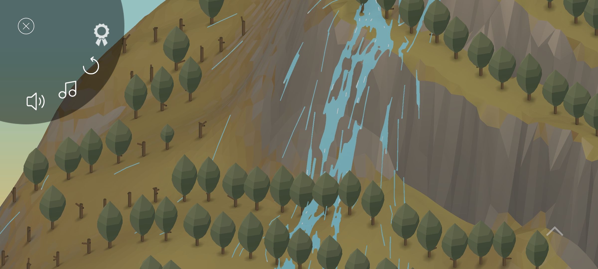 Help water fall down a mountain in this incredibly chill indie game