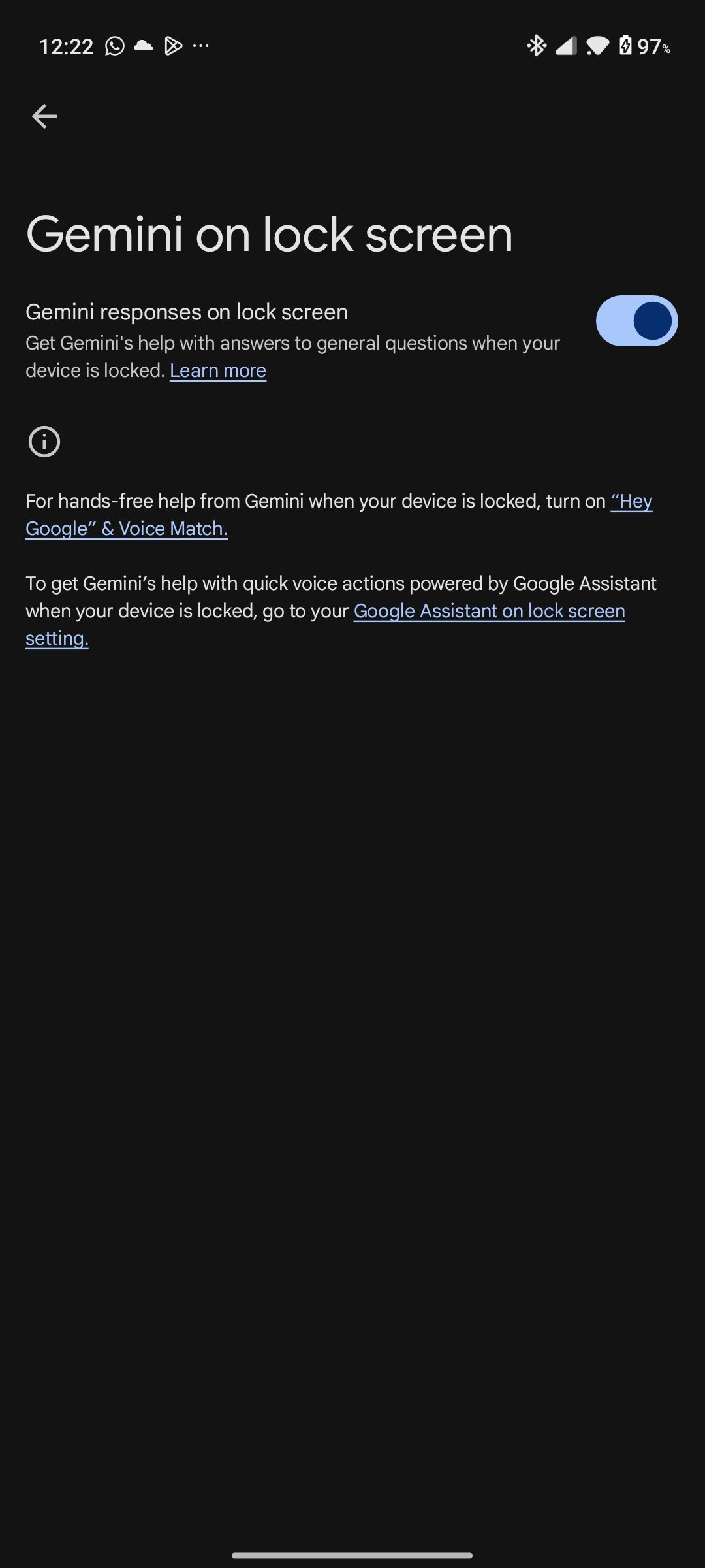 Gemini on Android just got a lot more useful on the lock screen
