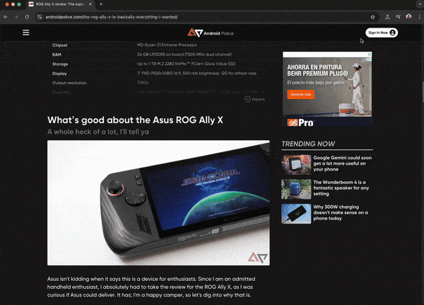 Google Chrome for desktops just got its own version of Circle to Search
