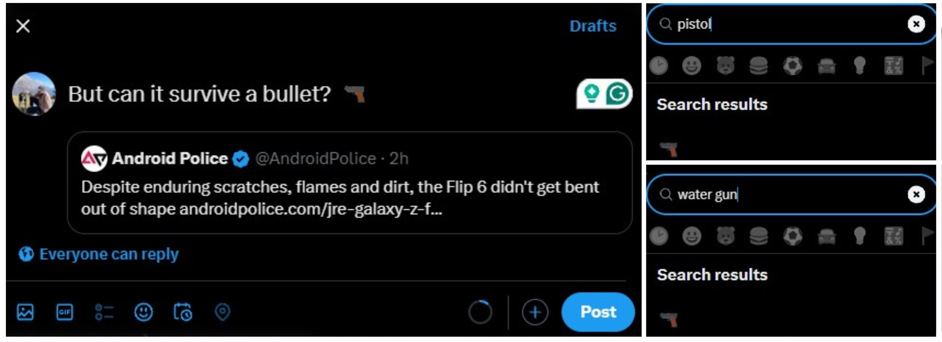 Twitter makes the water pistol emoji a straight-up gun again