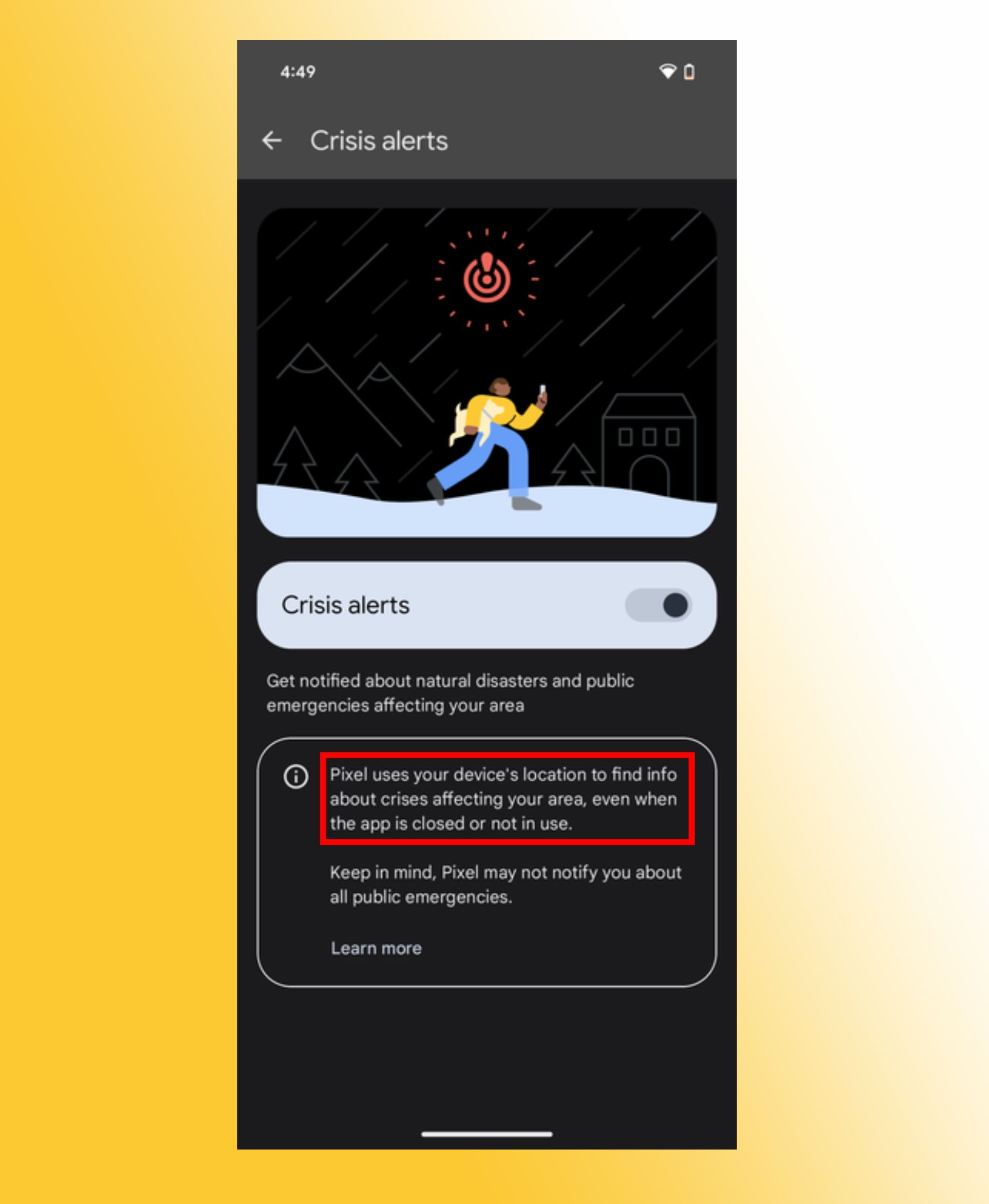 Google's Crisis Alerts could soon lose their Pixel exclusivity