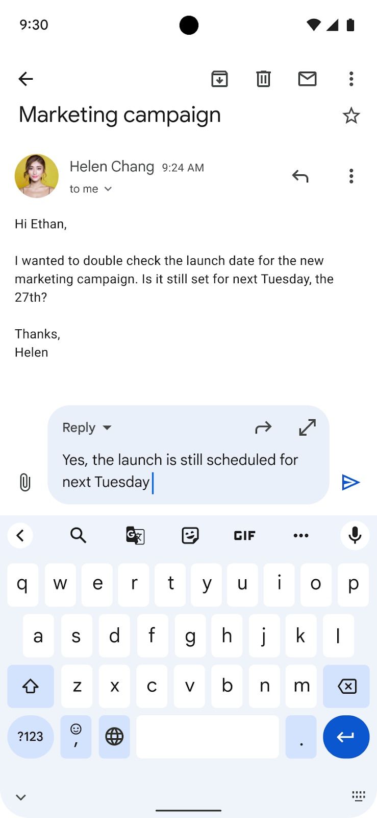 Gmail for Android's sleek new reply UI now rolling out Gmail for Android's sleek new reply UI now rolling out