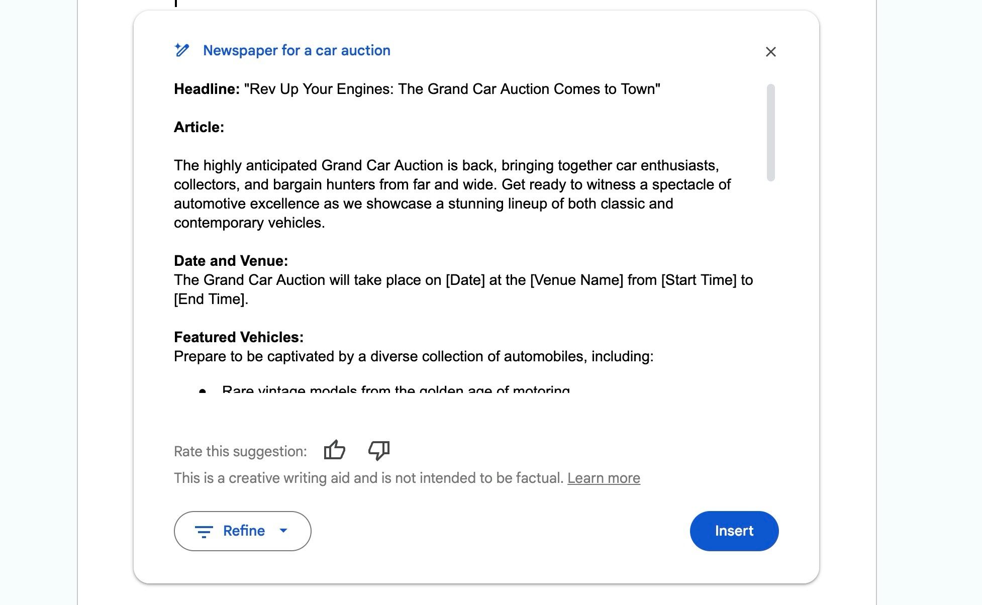 Google Docs: 5 ways to use Gemini to supercharge your research and writing