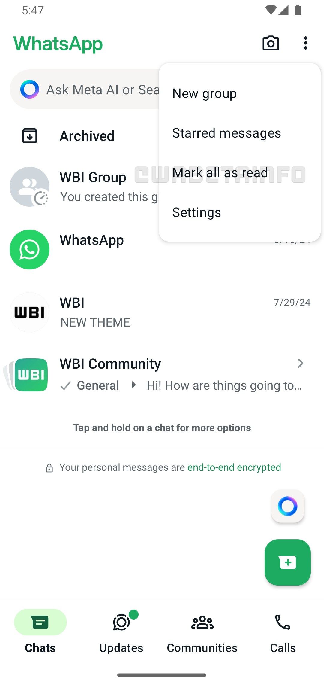 WhatsApp could soon offer a one-tap solution for your unread messages