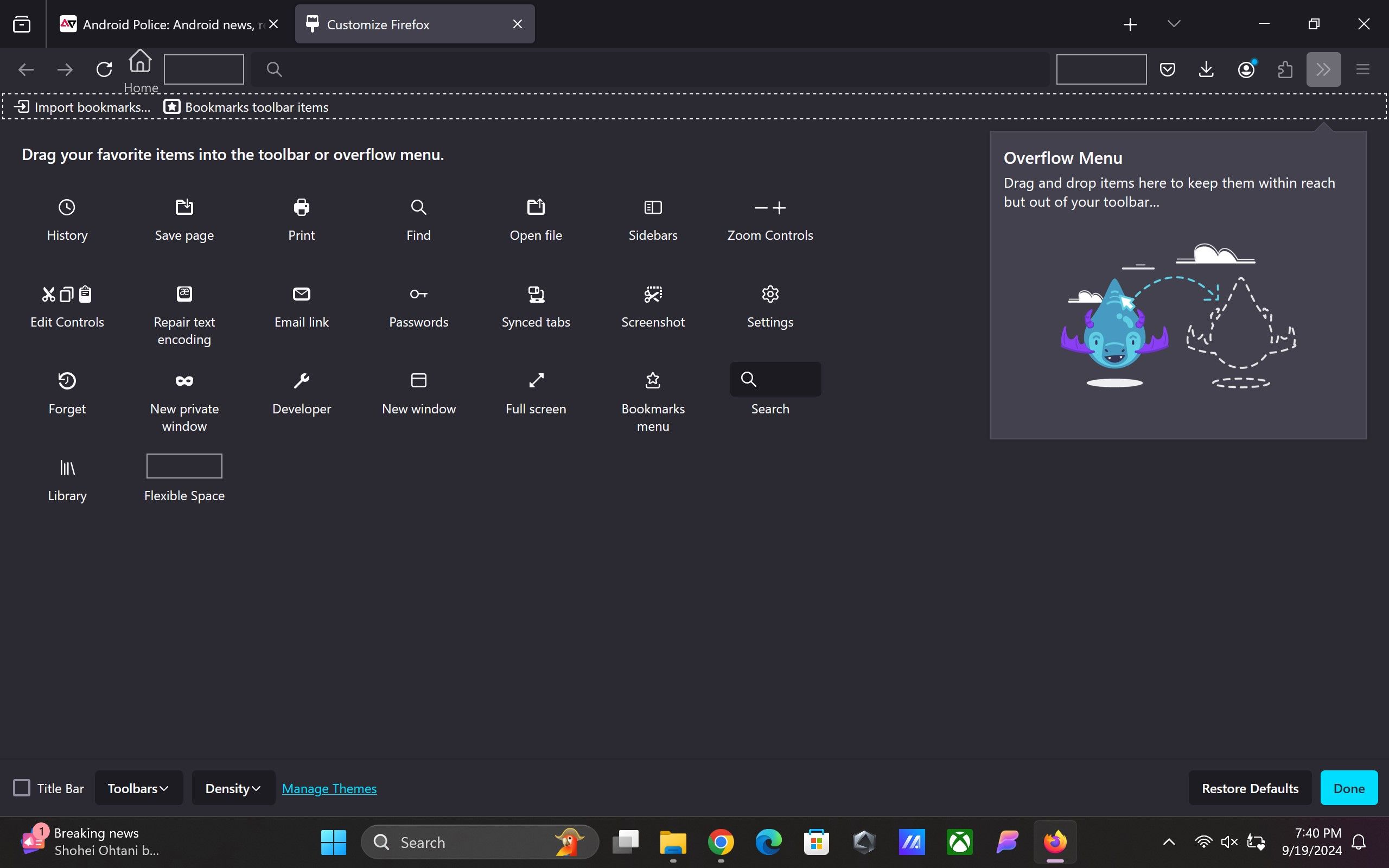 Firefox: How to change your homepage