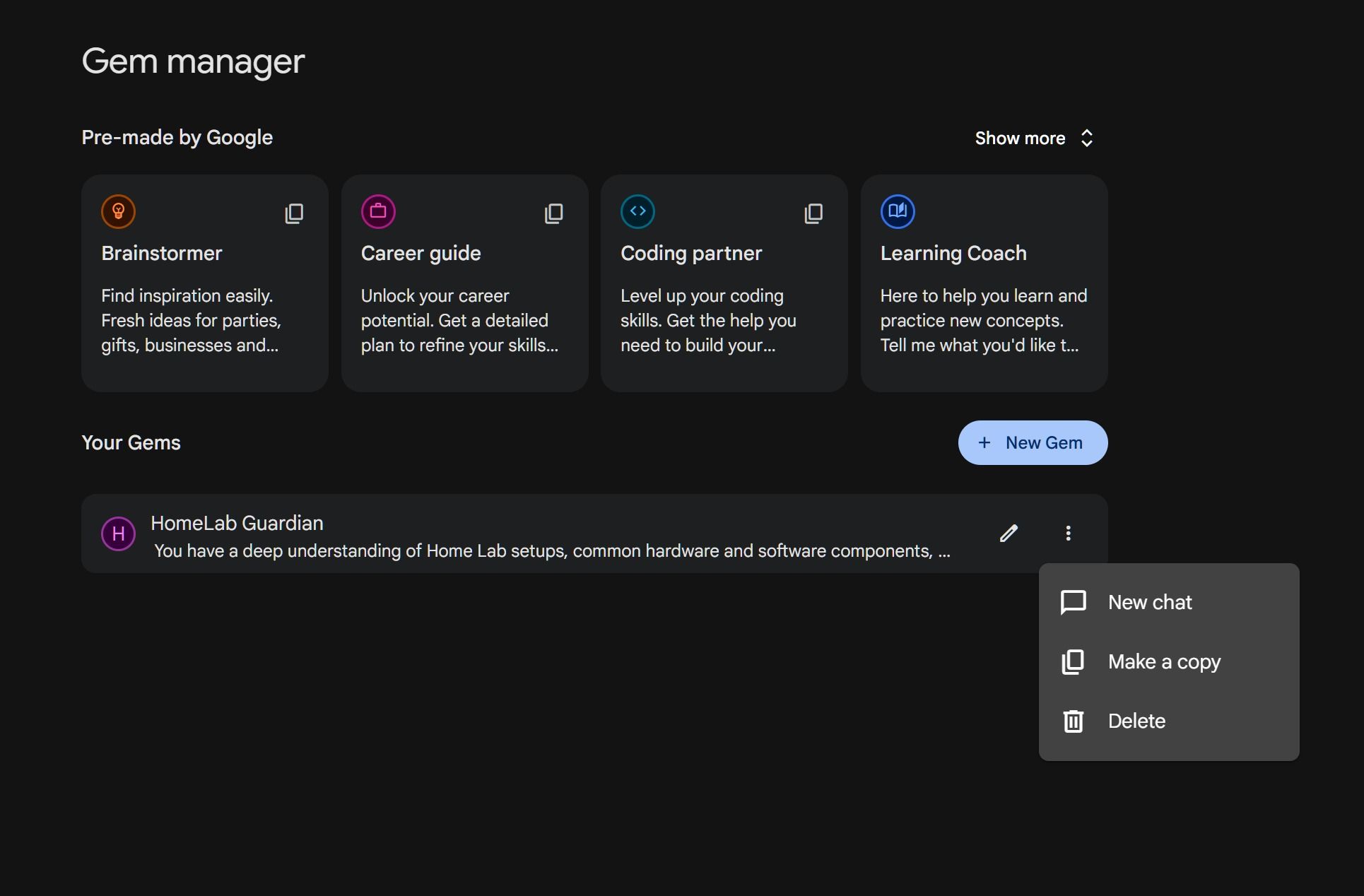 How to create your own custom chatbot with Gemini Gems