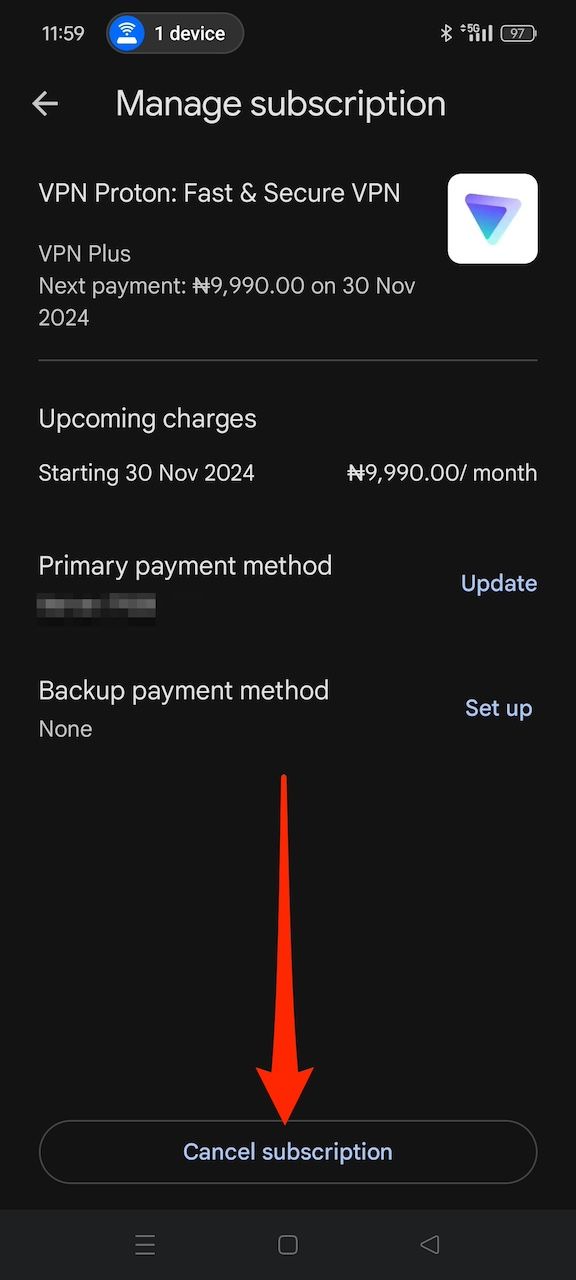 How to cancel your Proton VPN subscription