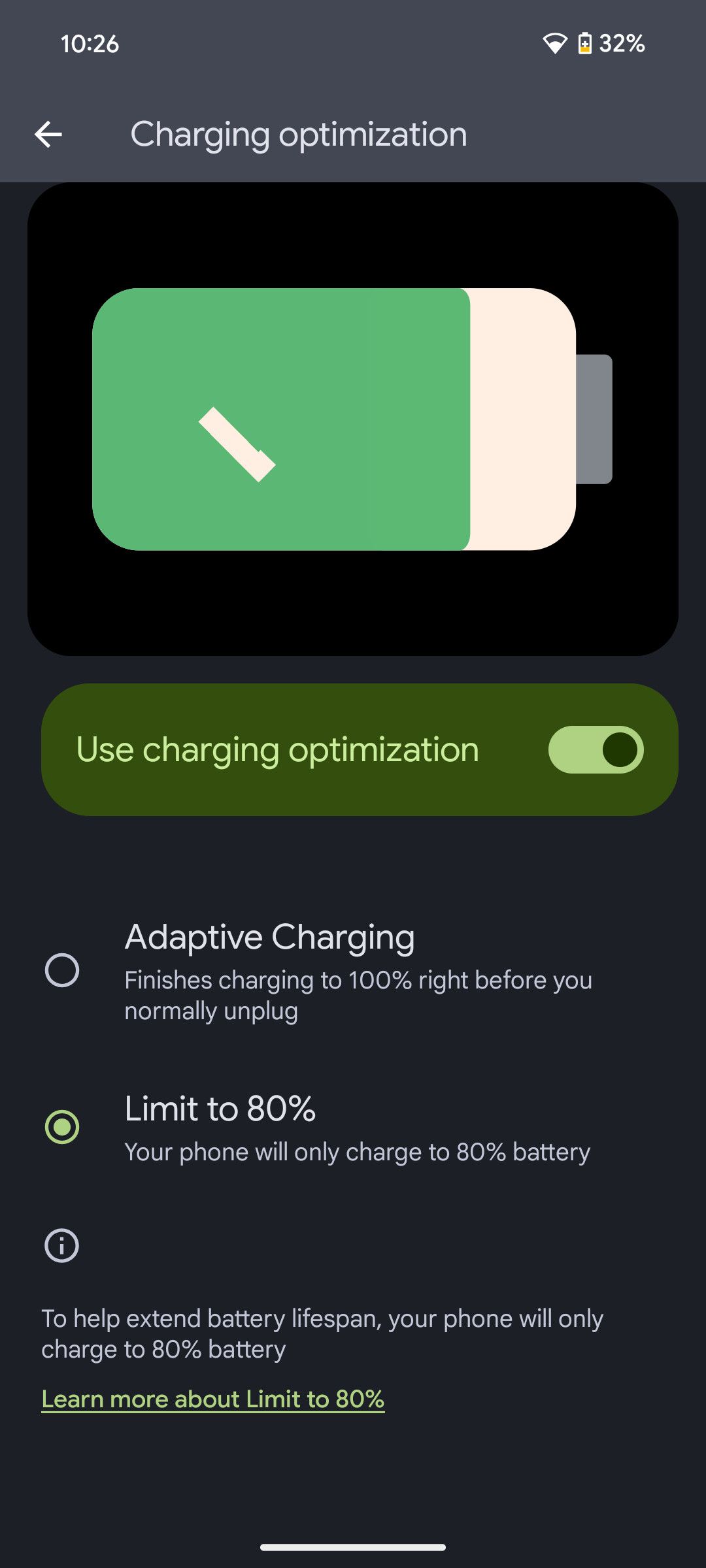 Charging optimization in Android 15 explained