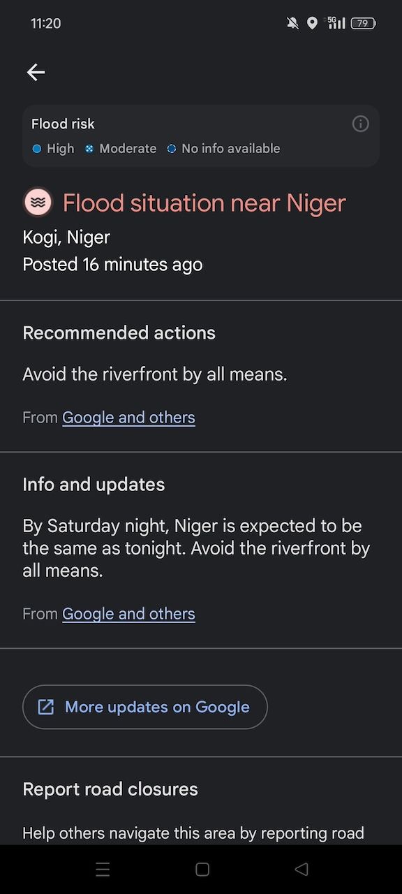 How to use Google Maps to find emergency shelters in a natural disaster