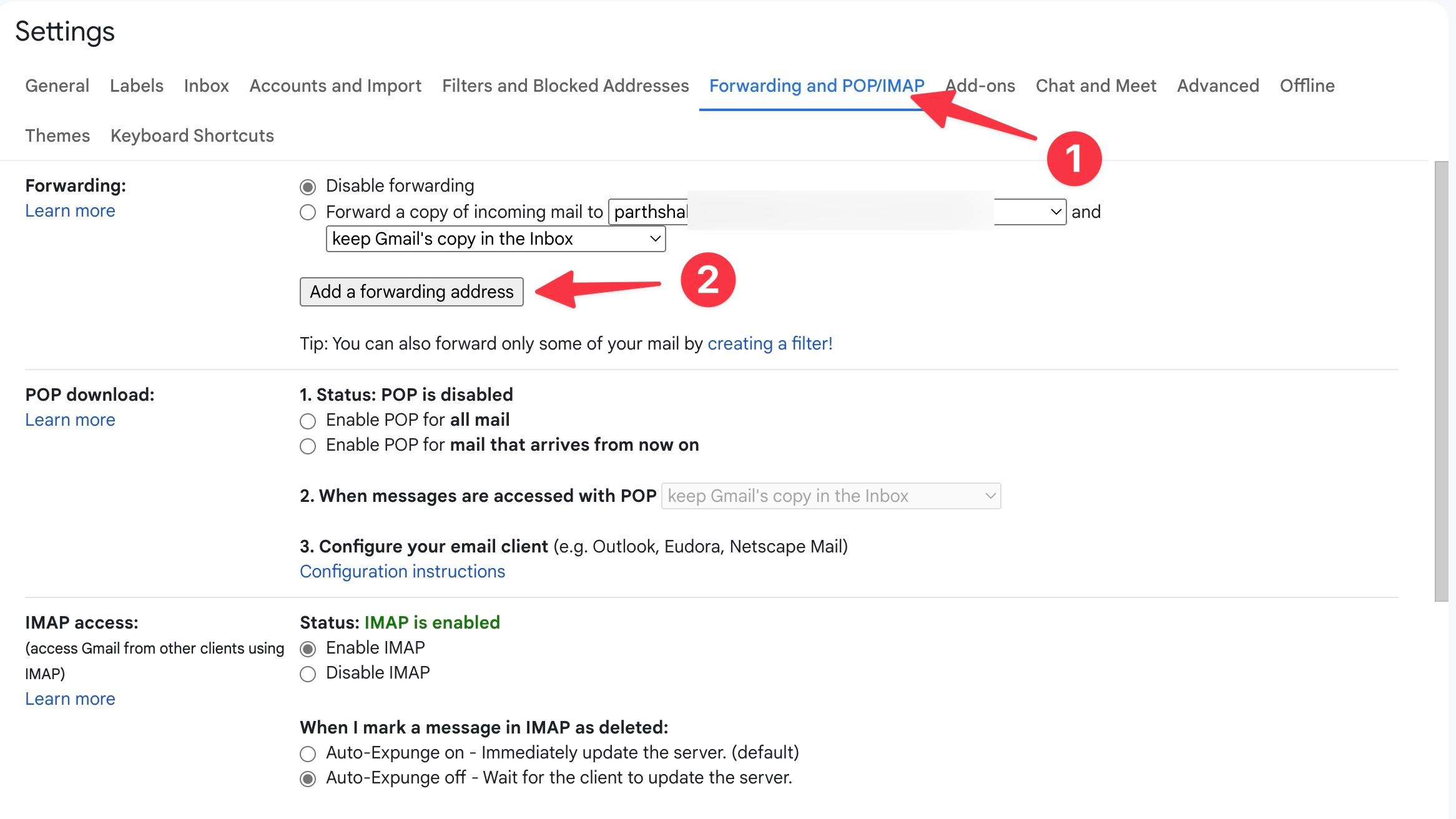 How to forward your Gmail messages to Proton Mail