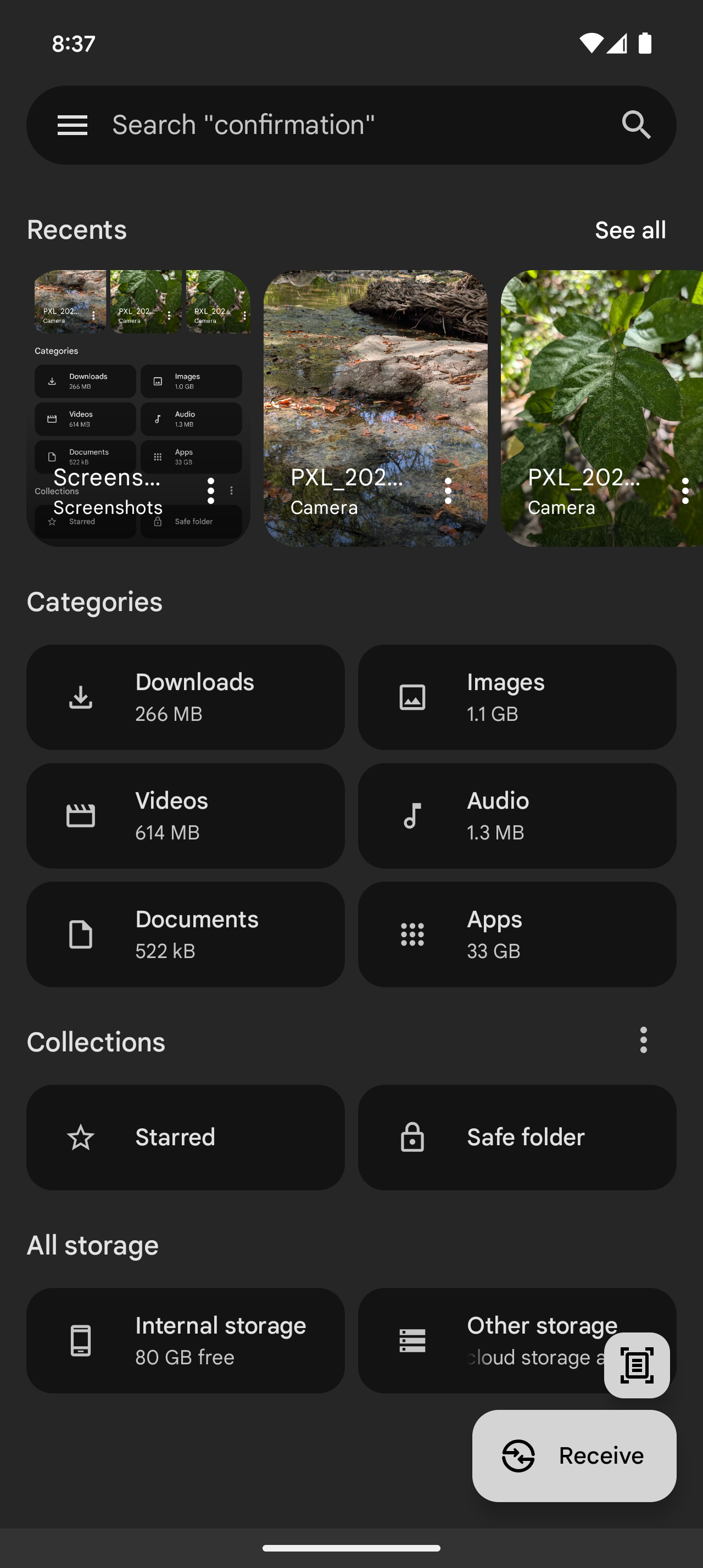 Google Files really wants you to use Quick Share