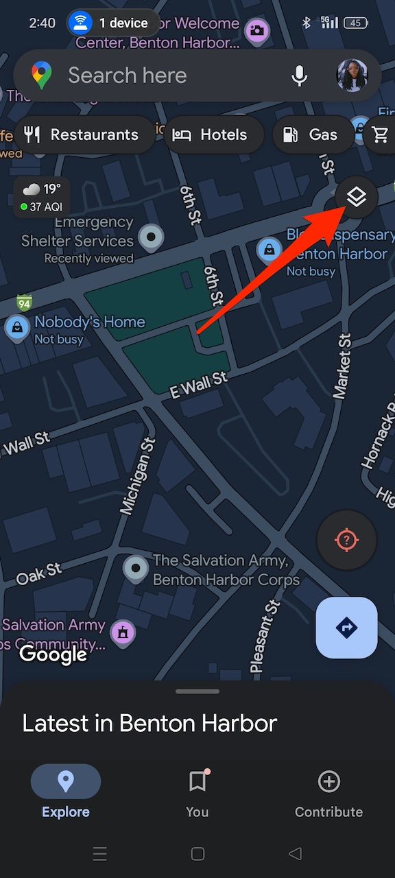 How to use Google Maps to find emergency shelters in a natural disaster