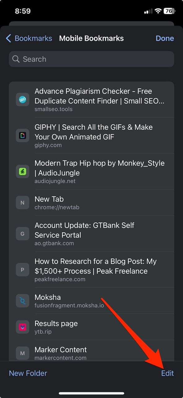 Google Chrome: How to delete all of your bookmarks