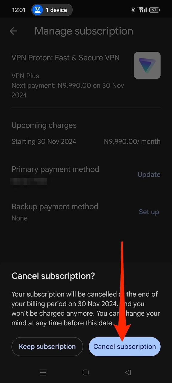 How to cancel your Proton VPN subscription