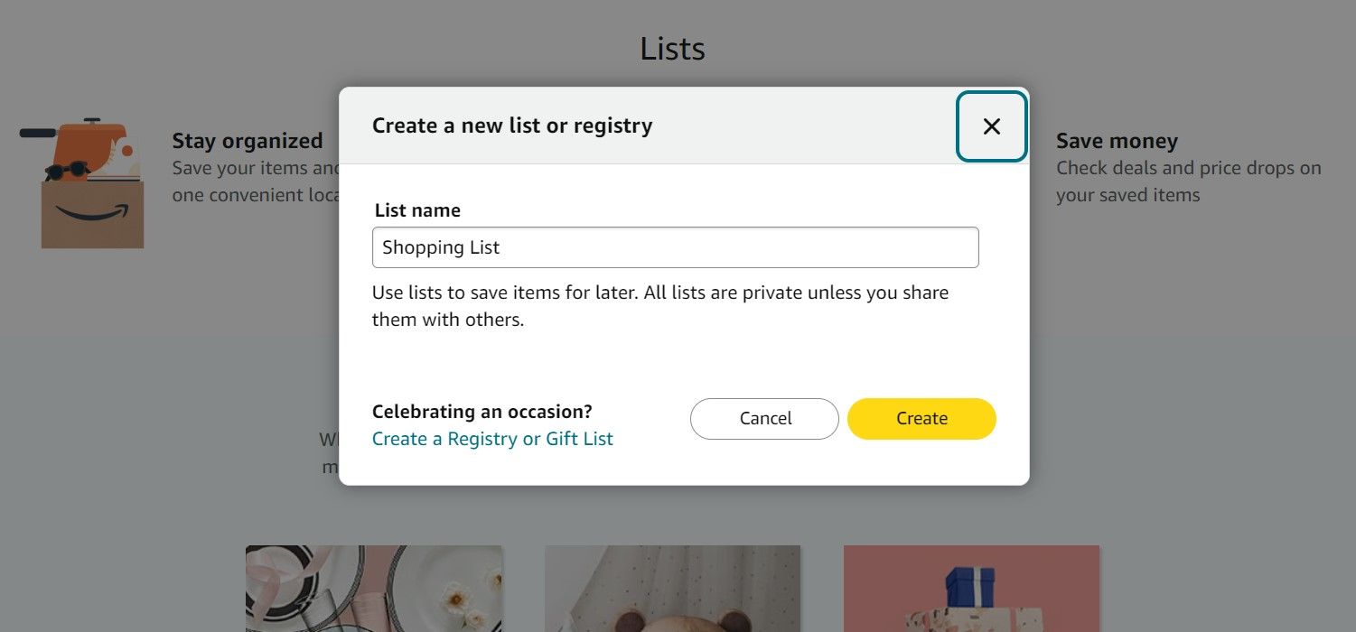 How to make and share your Amazon Wish List