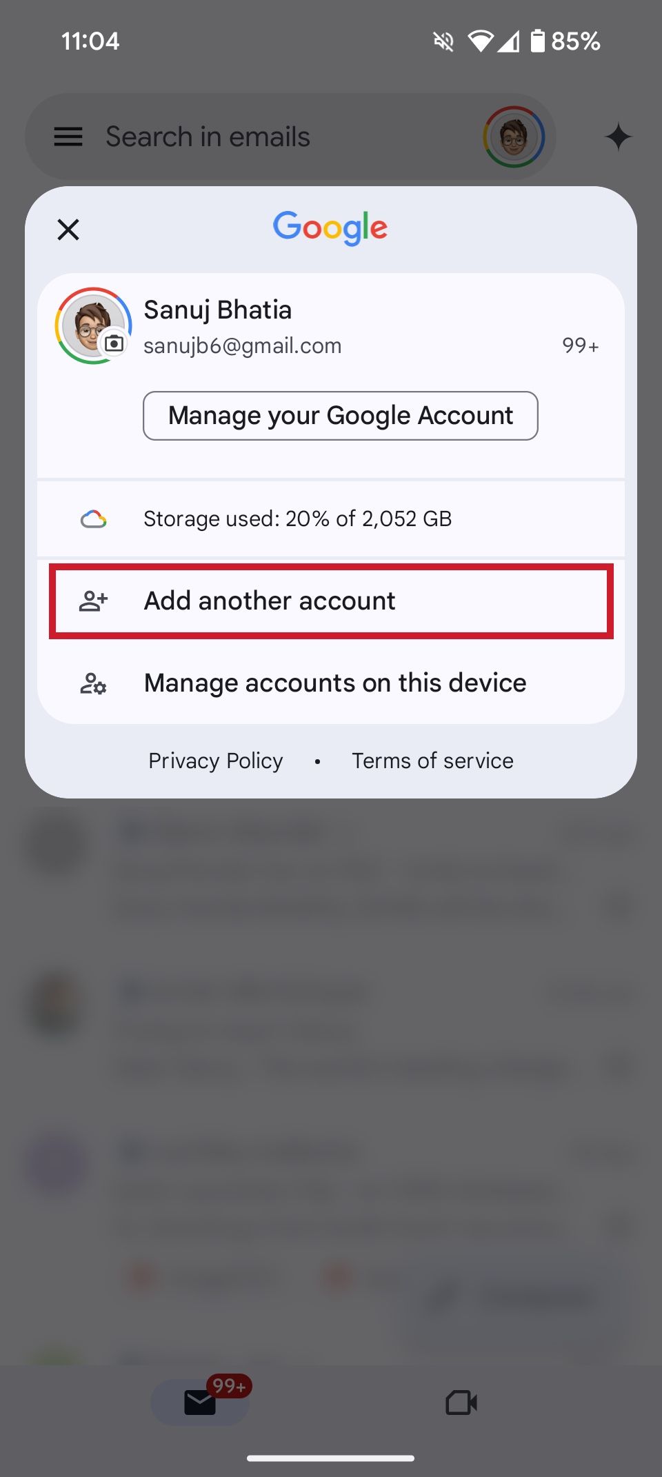 How to add an iCloud email to your Gmail account