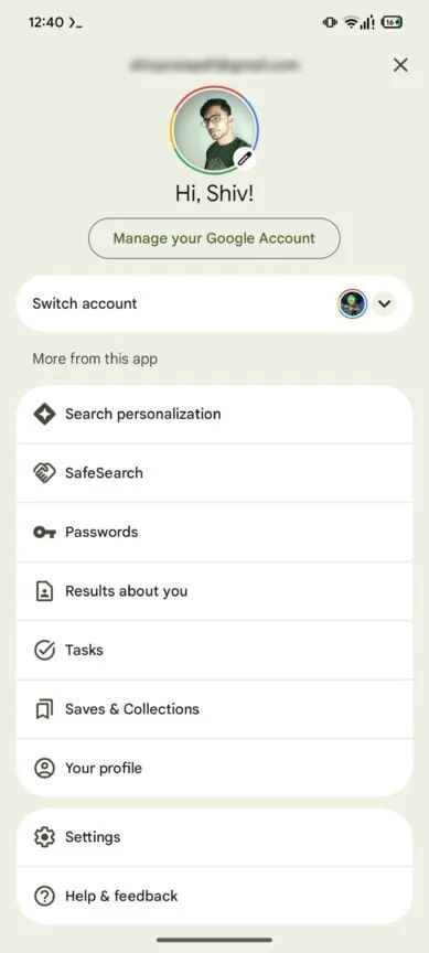 Google's account switcher redesign for Android is nearly here