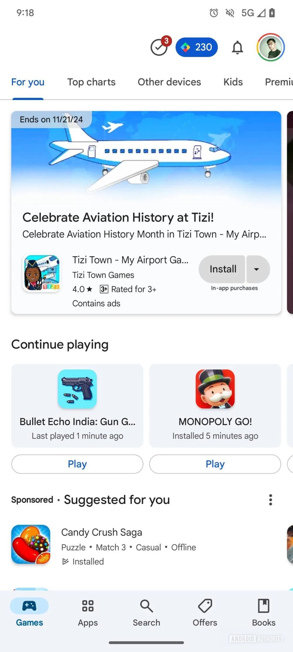 Google's Play Store is testing a new way to bring you back to games you ...