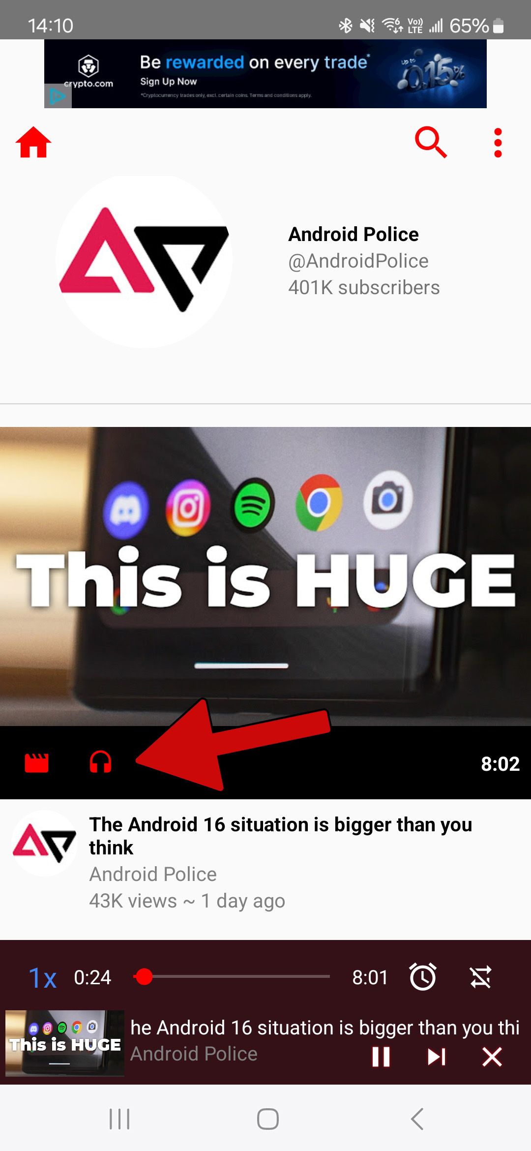 YouTube: How to listen to music and videos with your screen off