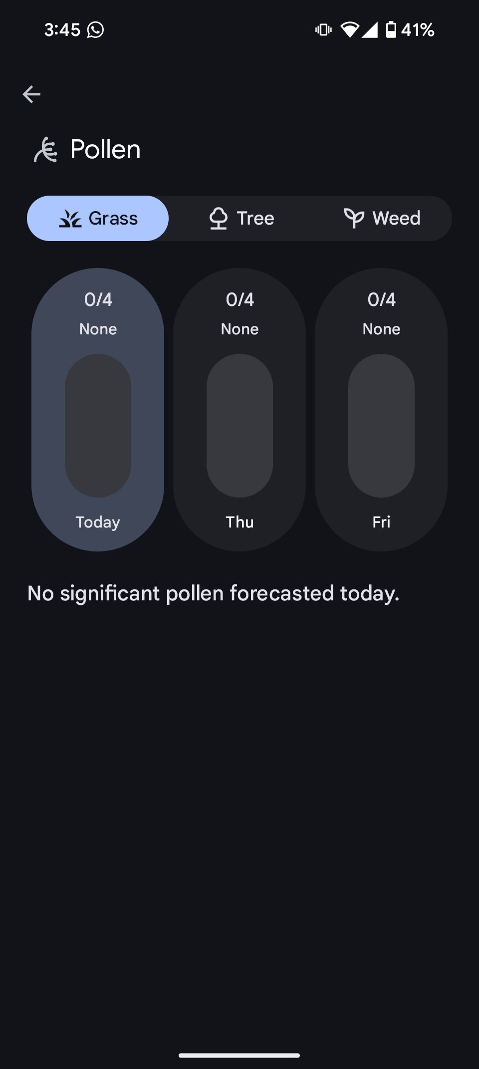 Pixel Weather makes dealing with pollen allergies a little easier