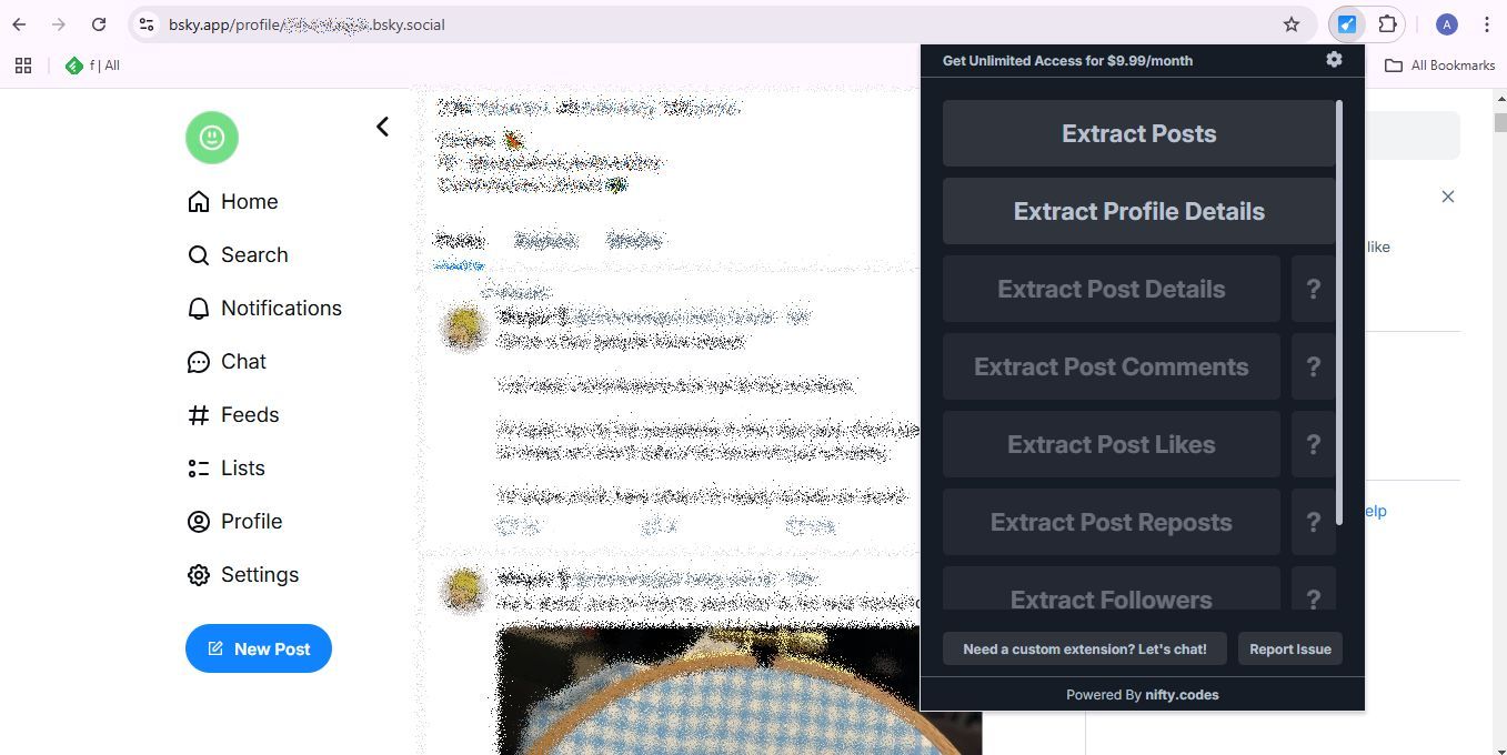 Bluesky: How to export your data