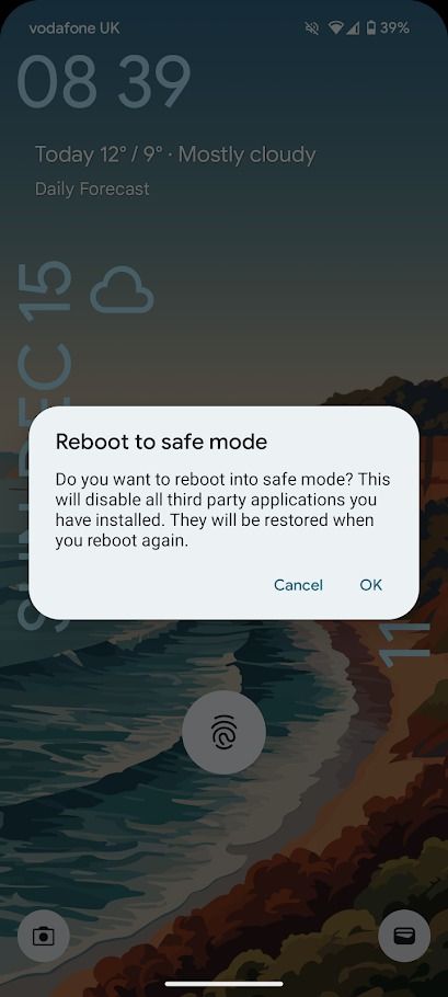 How to turn off Android's Safe Mode