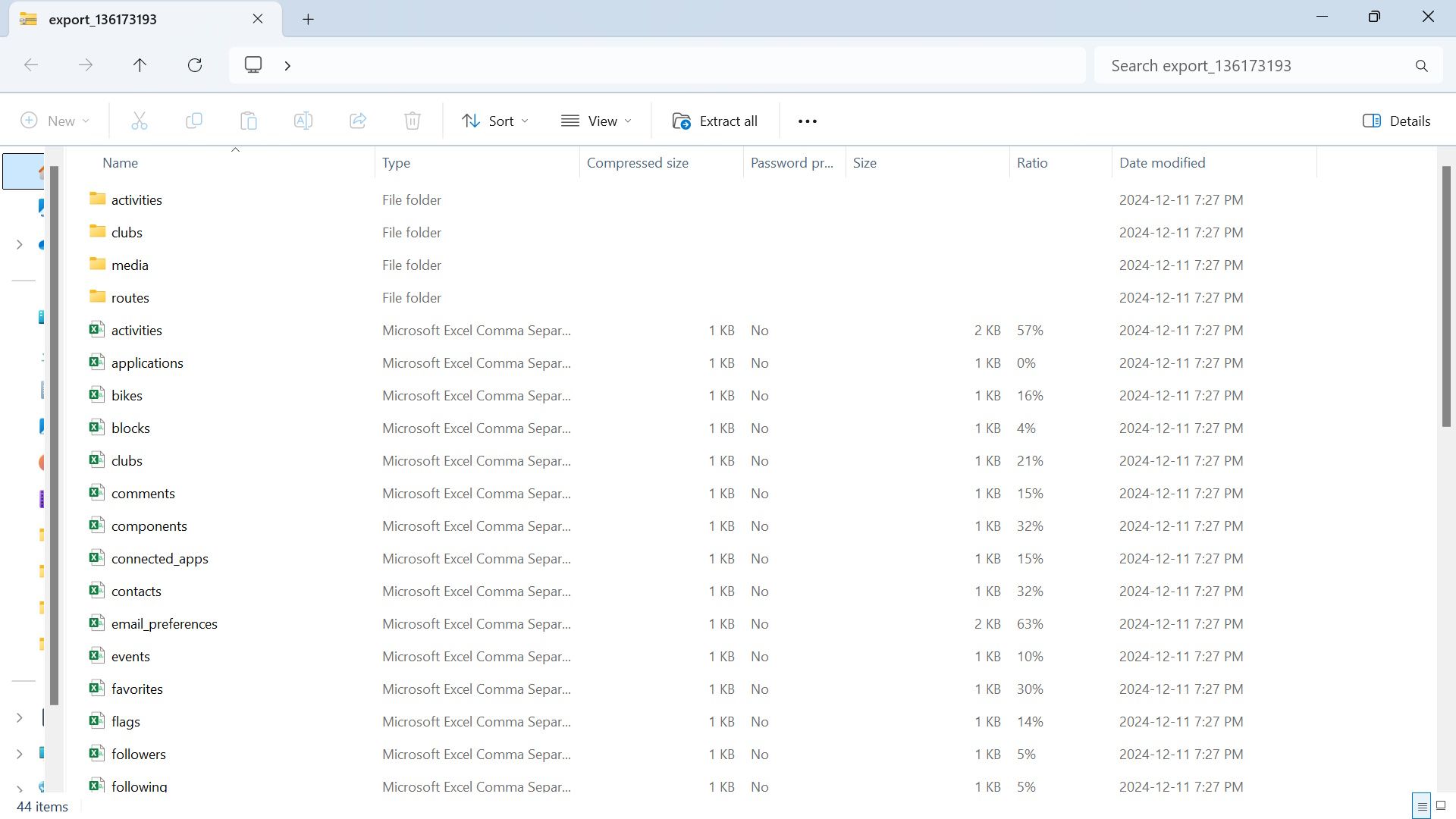 Strava: How to export account data