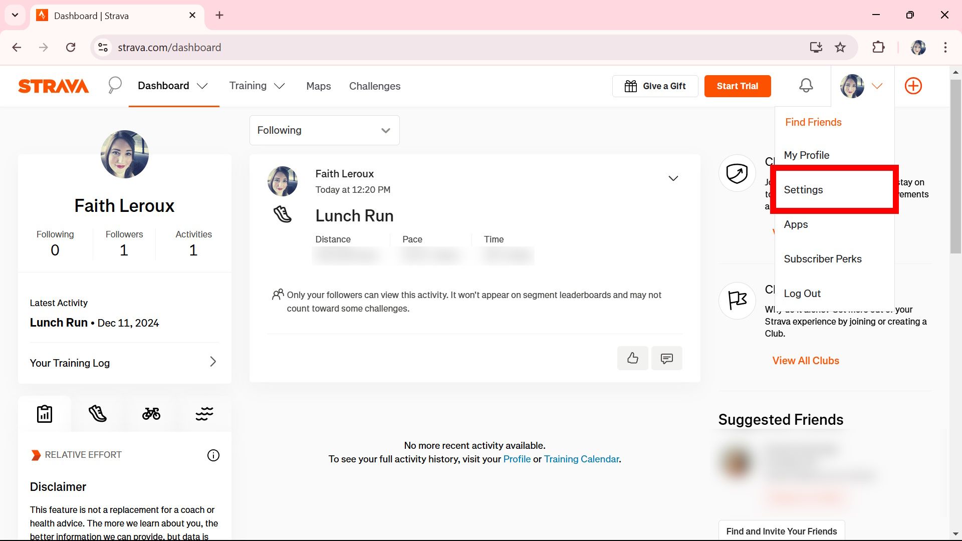 Strava: How to export account data