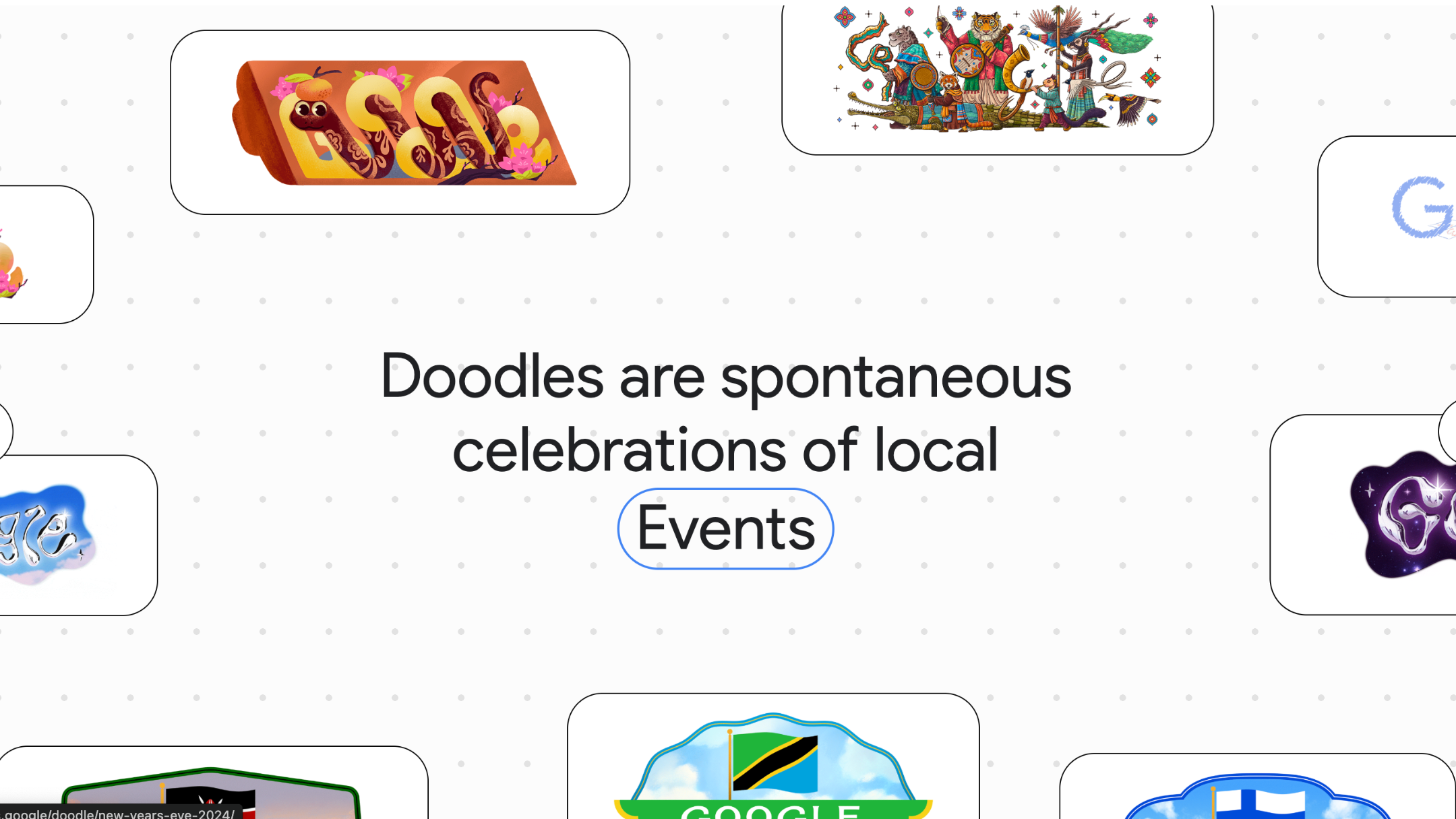 Google's newest Doodle rings in the Year of the Snake