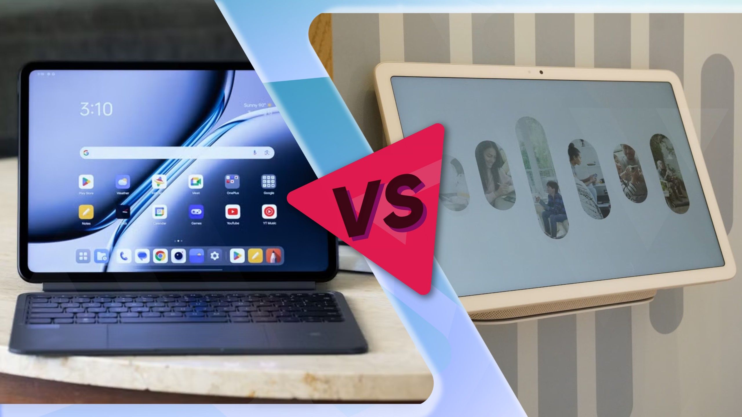 OnePlus Pad 2 vs. Google Pixel Tablet: Different tablets for different ...