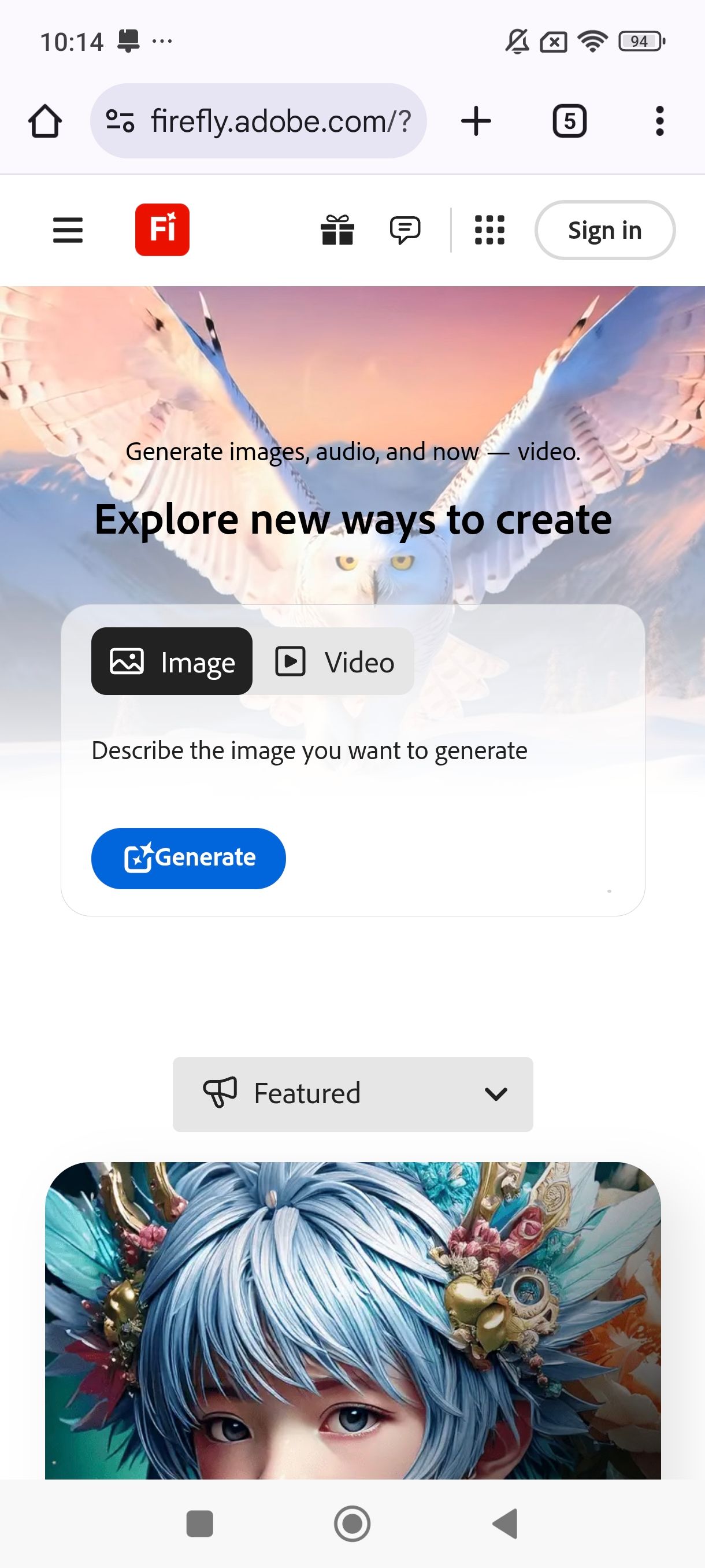 How to use Adobe Firefly AI tools on your Android phone