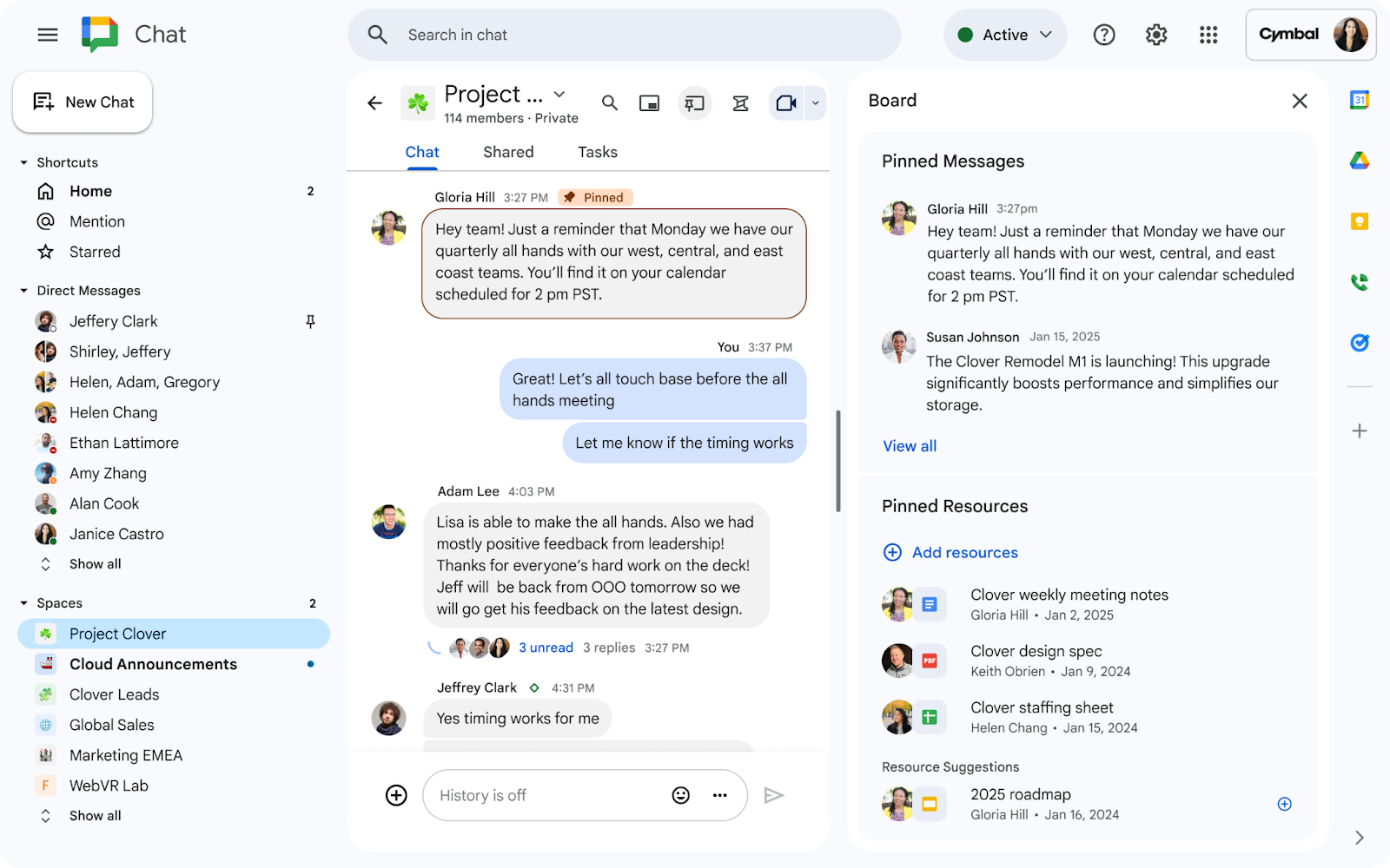 Google Chat wants to tame your team's scattered resources with a ...