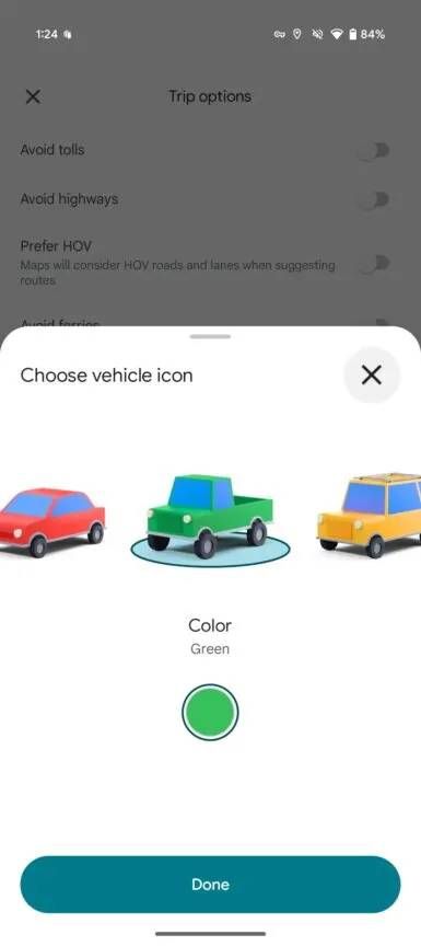 Hit the road with customized vehicle icons in Google Maps