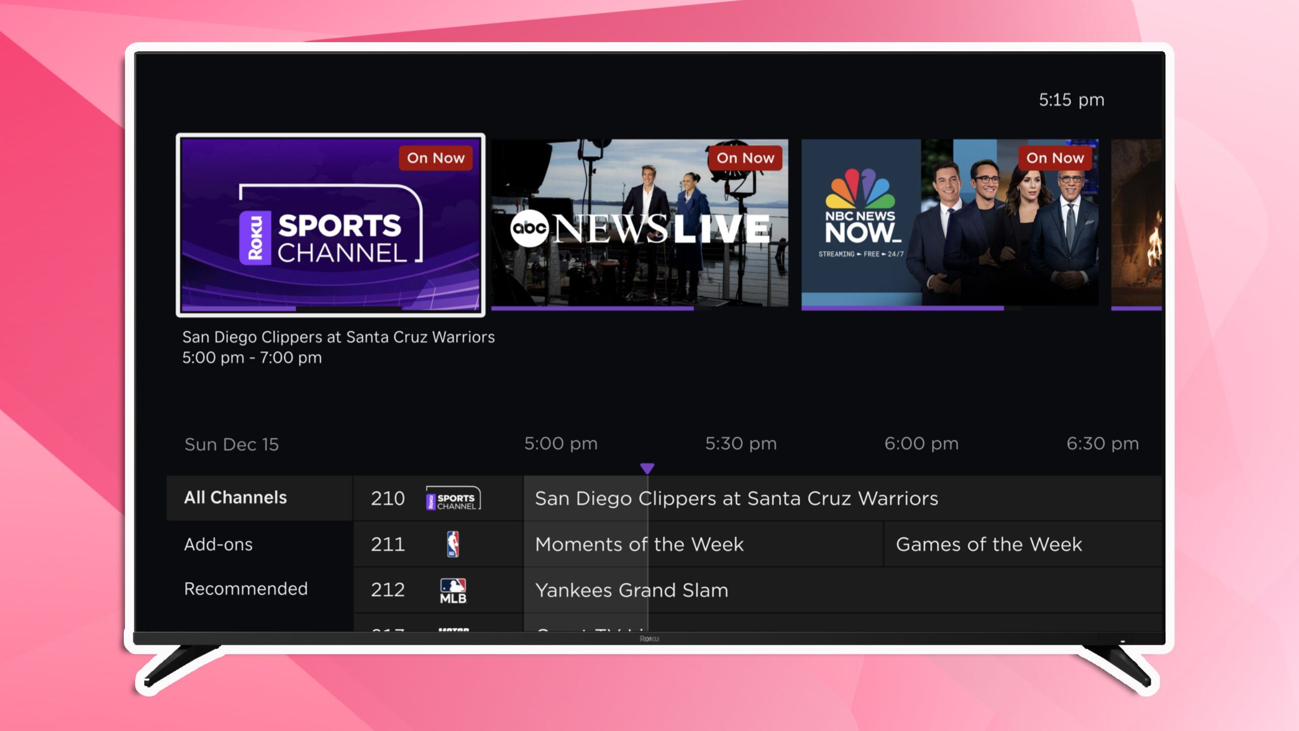 Roku's new channel picks want you to quickly get your fix