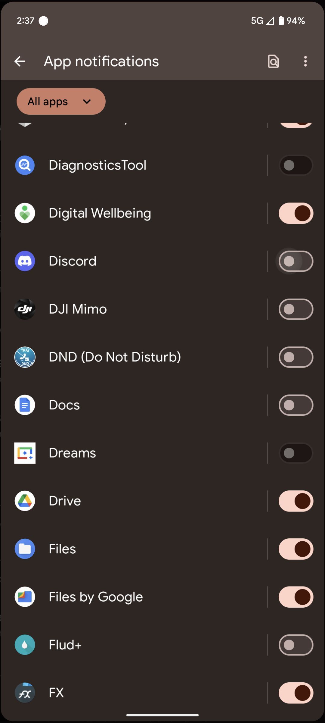 Android: How to turn on lock screen notifications